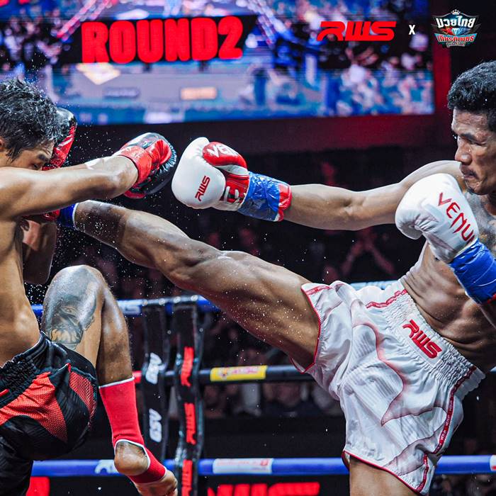 RWS FIGHT NIGHT ไท สจ.เปี๊ยกอุทัย ทุบ ริน สาโรธ ยอดมวยแดนขแมร์ แมตช์นี้ขาดลอย